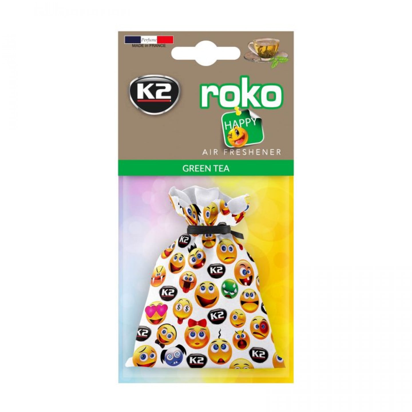 Air Freshener K2 Roko Happy Green Tea 25g- Trodo.com
