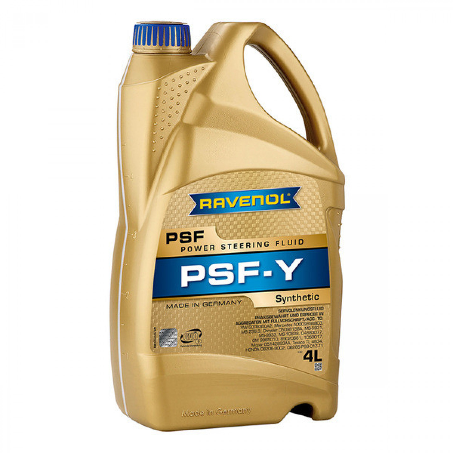 Power Steering Oil RAVENOL PSF-Y 4L - Trodo.com