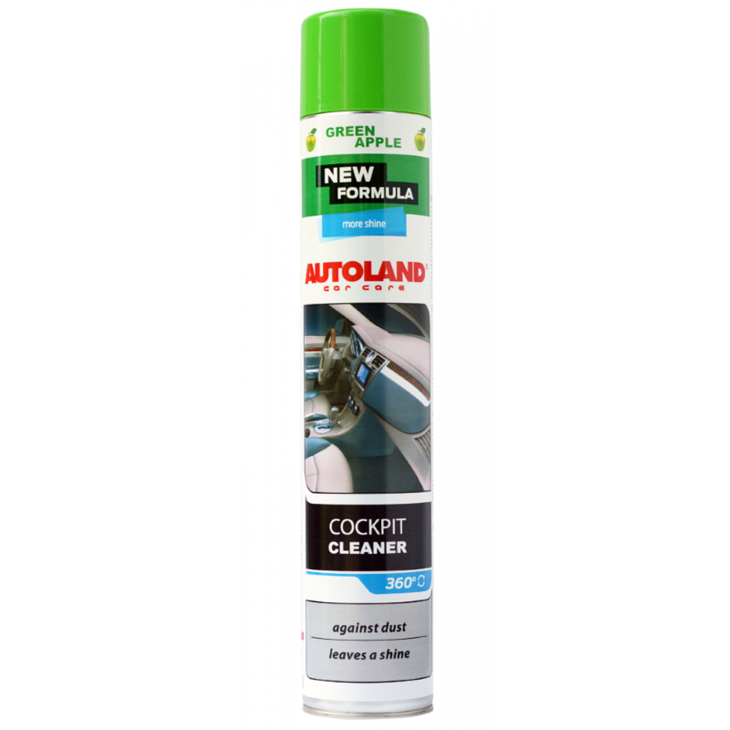 Interior cleaner AUTOLAND COCKPIT CLEANER GREEN APPLE 750MKL - Trodo.com