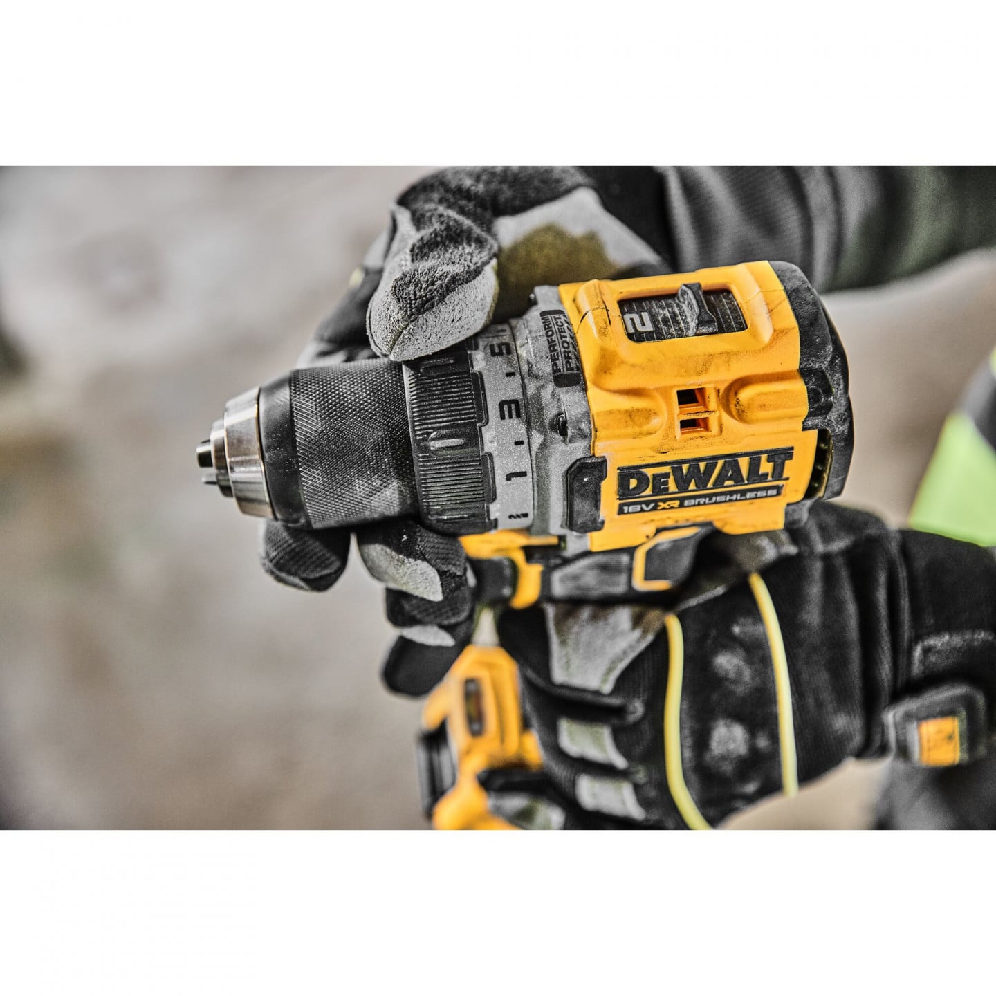 Akumulatora urbis DEWALT 18V XR Drill Driver Tool & Box - Trodo.lv