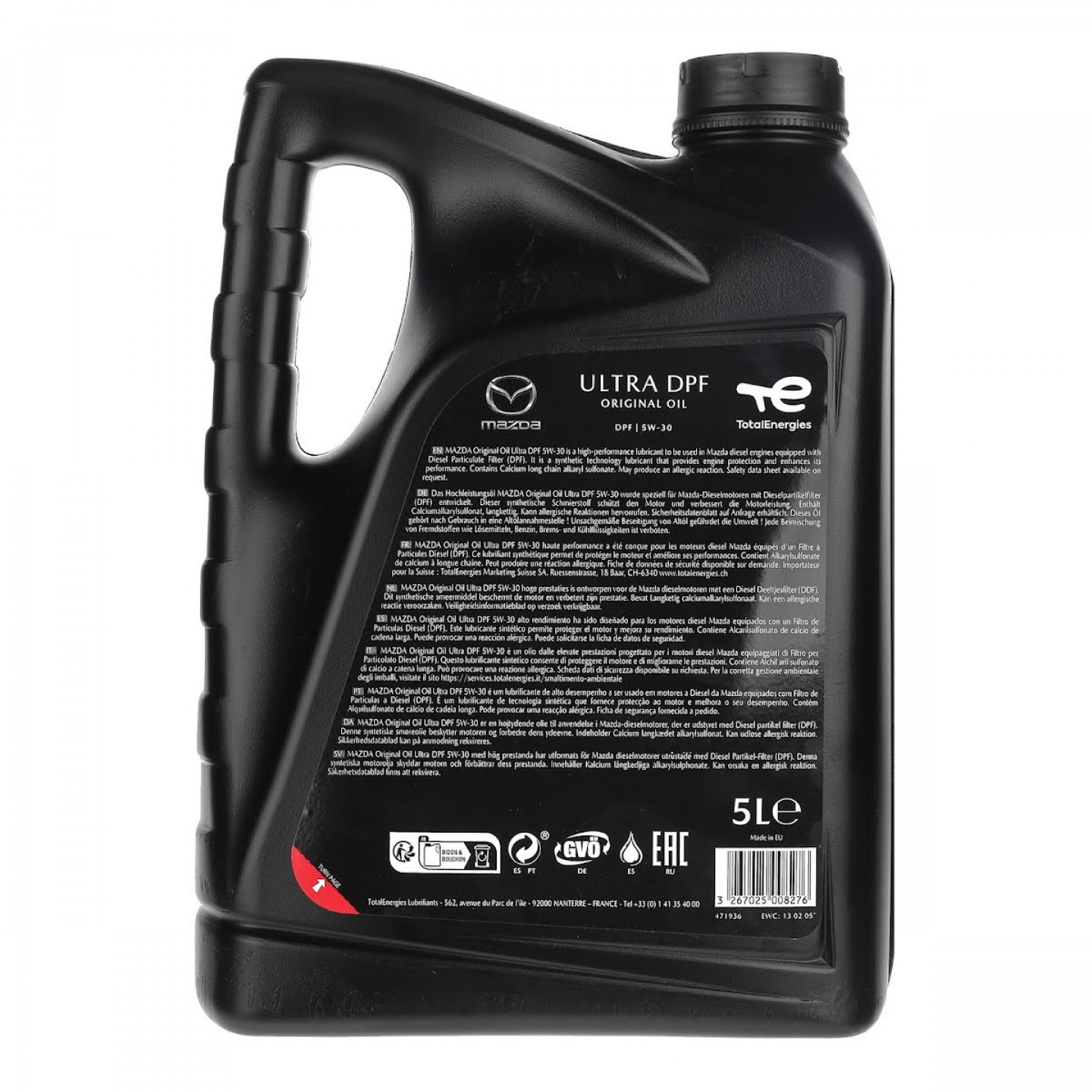 Engine Oil MAZDA ULTRA DPF 5W30 5L - Trodo.com