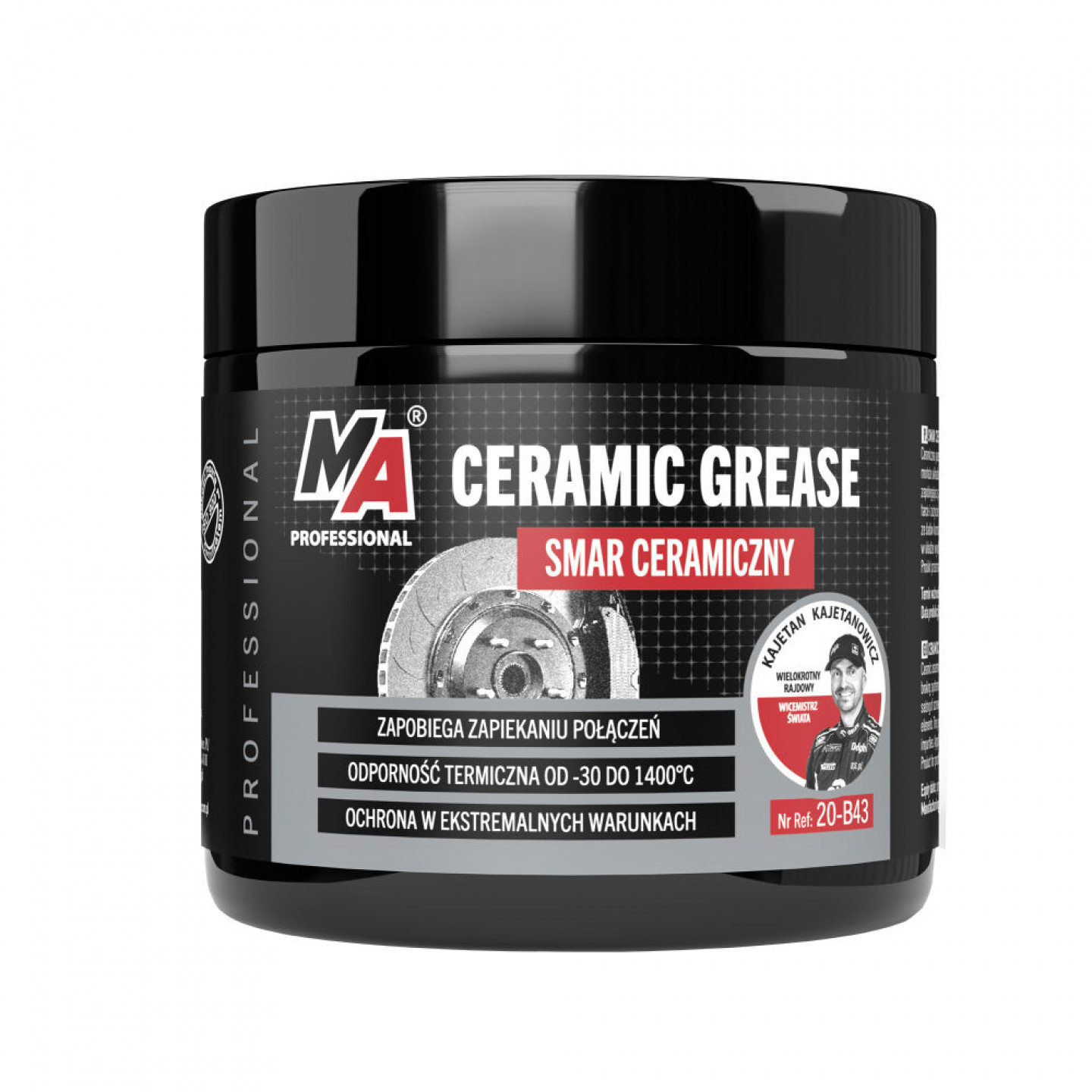 Universalus tepalas MA PROFESSIONAL CERAMIC GREASE 500g - Trodo.lt