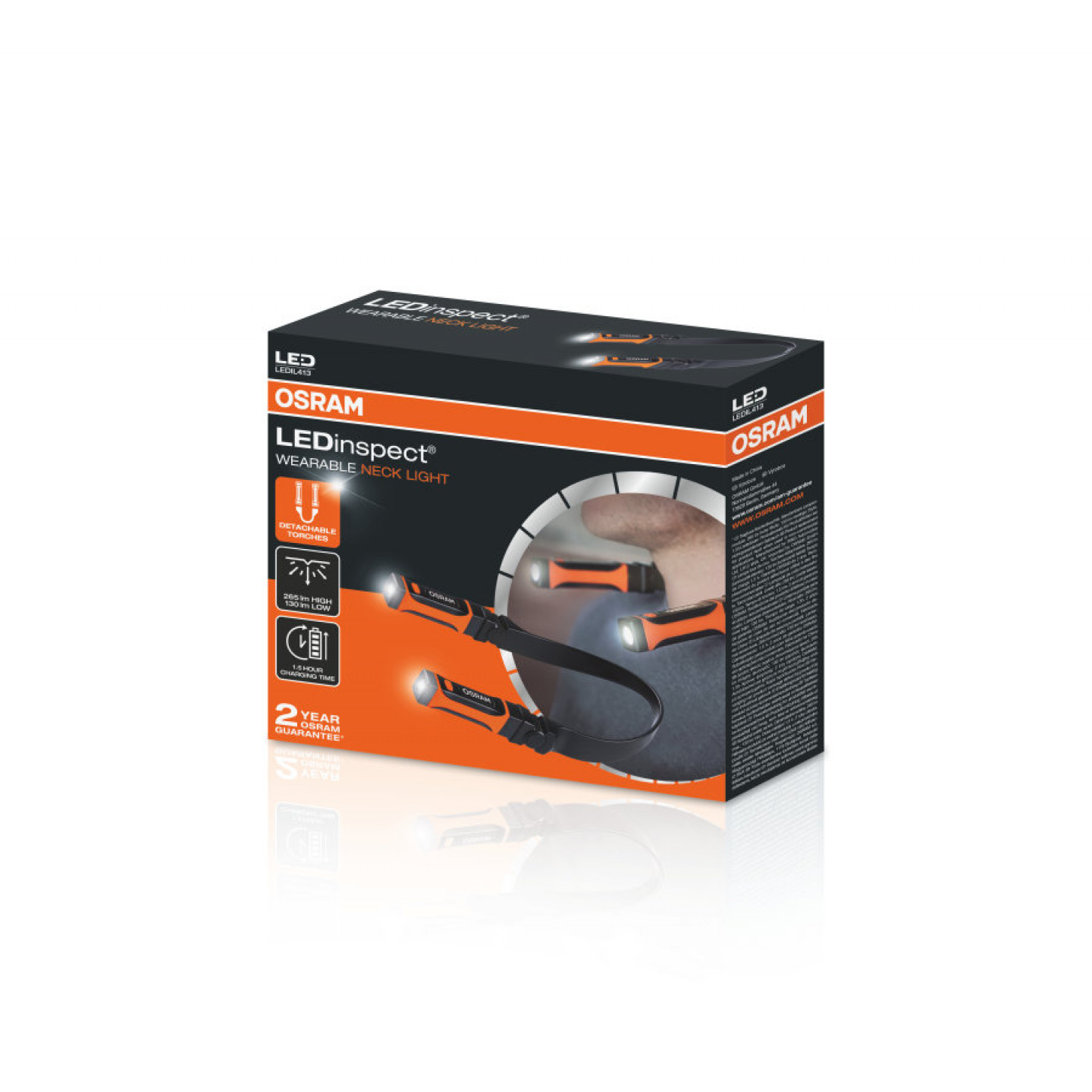LED inspection lamp OSRAM LEDinspect WEARABLE NECKLIGHT - Trodo.com