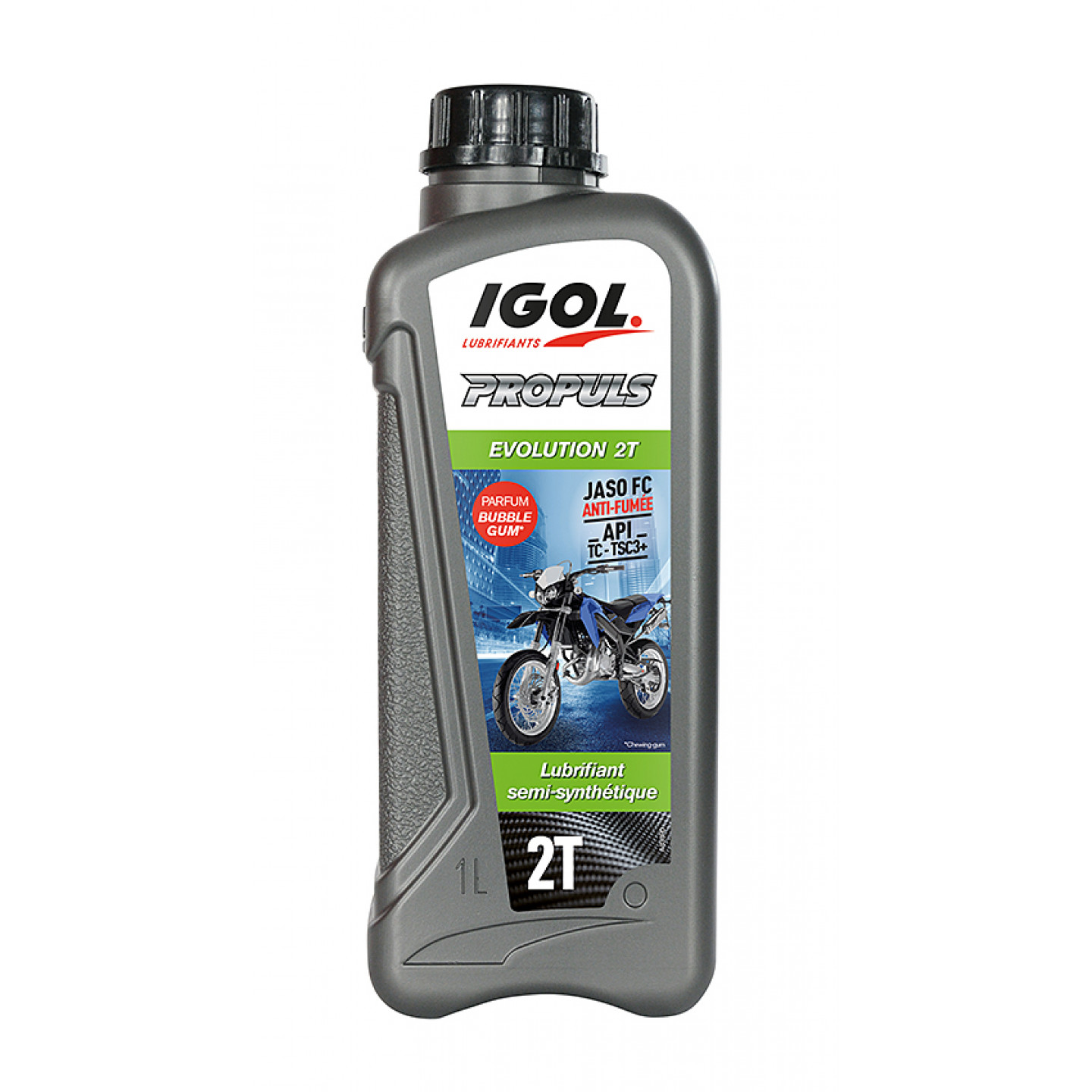 Motorcycle engine oil IGOL Propuls Evolution 2T SAE30 1L - Trodo.com