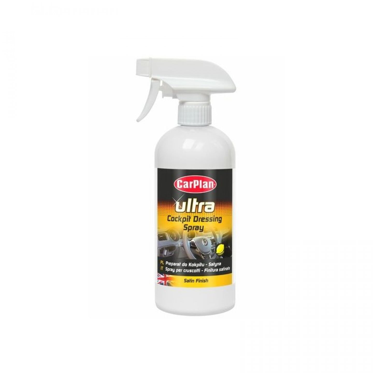 Interior cleaner CARPLAN ULTRA COCKPIT DRESSING SPRAY LEMON 500 ML ...