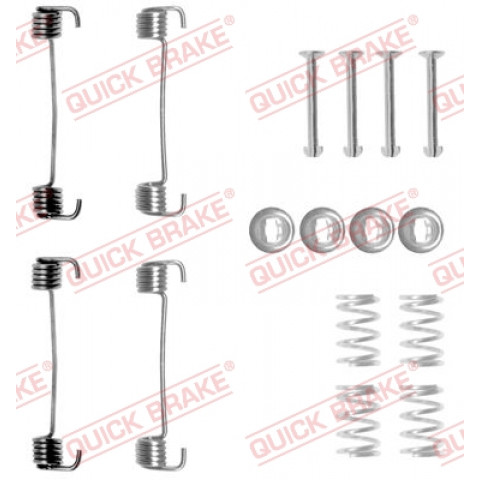 Accessory Kit, parking brake shoes QUICK BRAKE 105-0619- Trodo.com