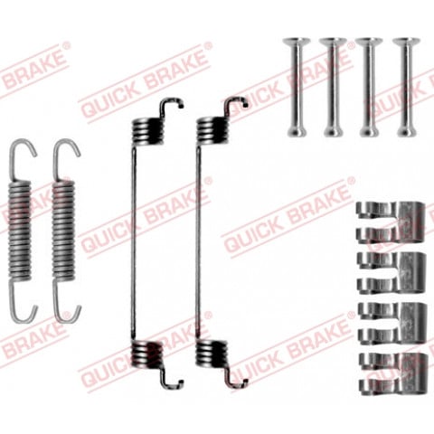 Accessory Kit, brake shoes QUICK BRAKE 105-0783- Trodo.com