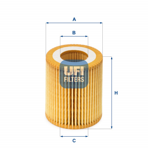 Oil Filter UFI 25.049.00 - Trodo.com