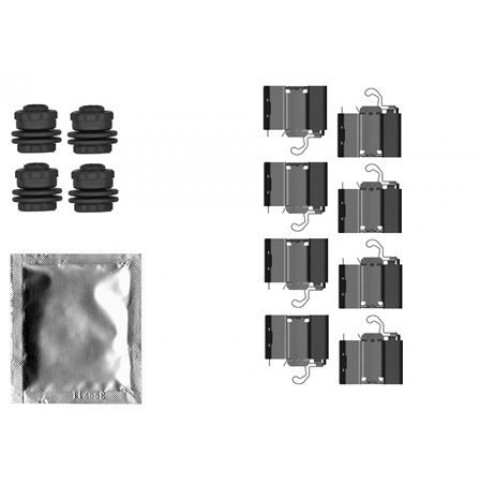 Accessory Kit, disc brake pad TEXTAR 82558300 - Trodo.com
